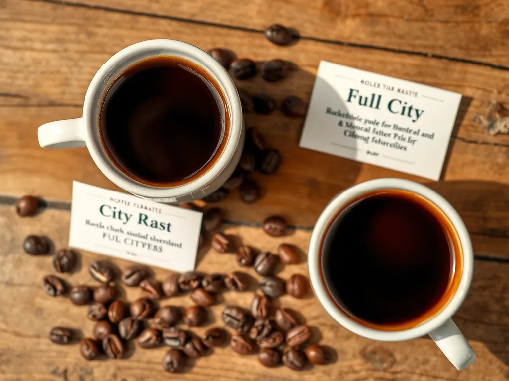Wat is het verschil tussen City Roast en Full City Roast? - Koffiemanie.nl